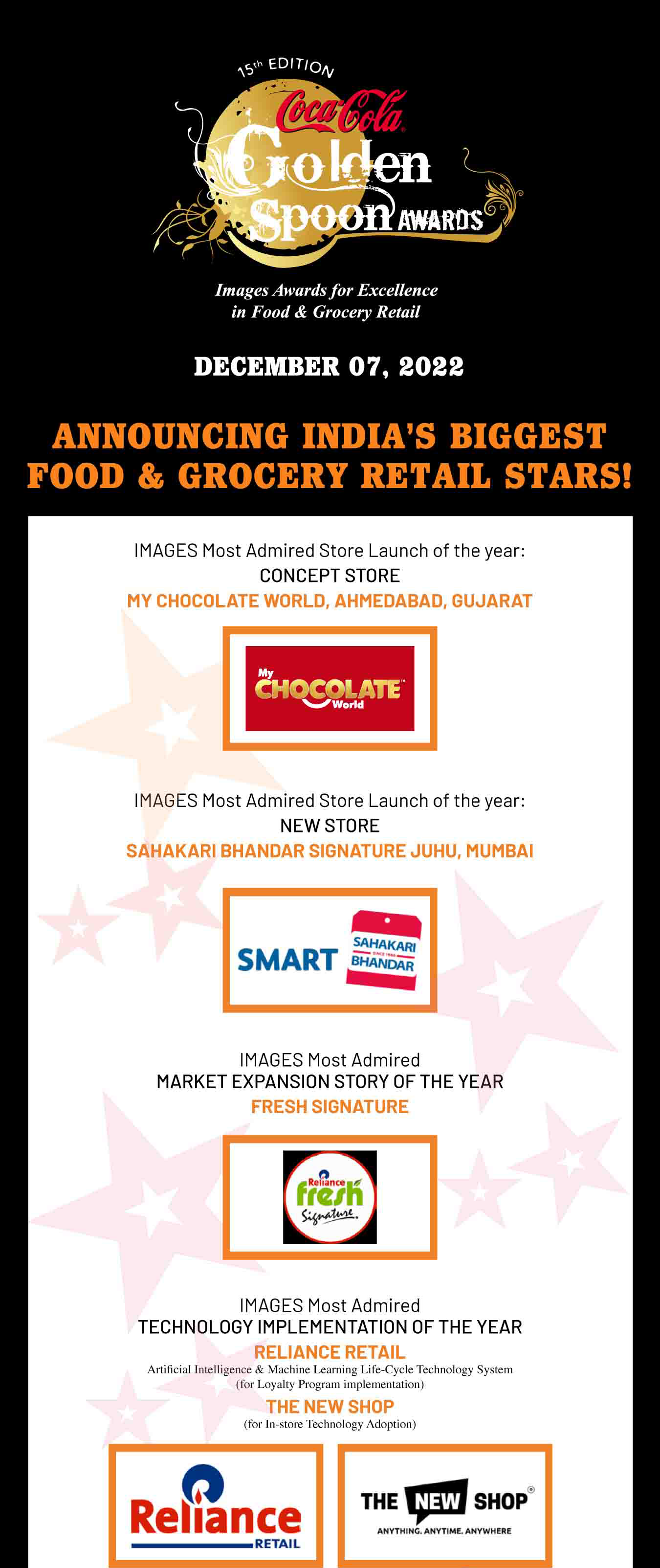 15th Coca-Cola Golden Spoon Awardees - India Food Forum